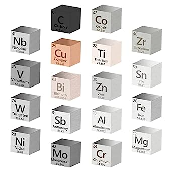 High Purity Metal Element Cube – Periodic Table Collection For Hobbies ...